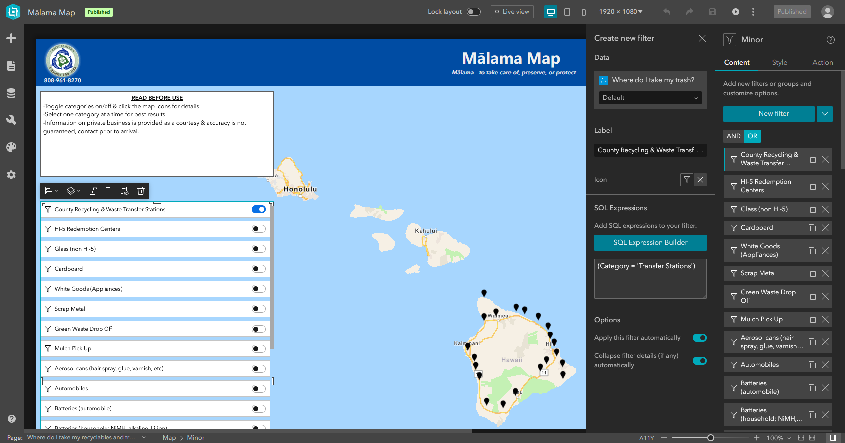Solved: Filter Widget: Different Symbol/Color for Each Sel... - Esri Community