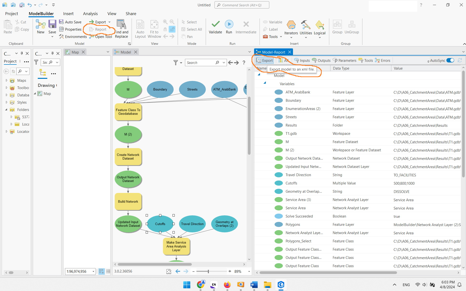 ArcGIS Pro 3.0.2: An option to export the model bu... - Esri Community