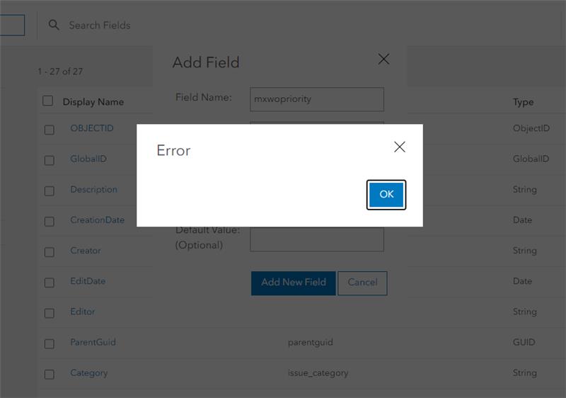 Solved: Database error has occured - feature layer in port... - Esri Community