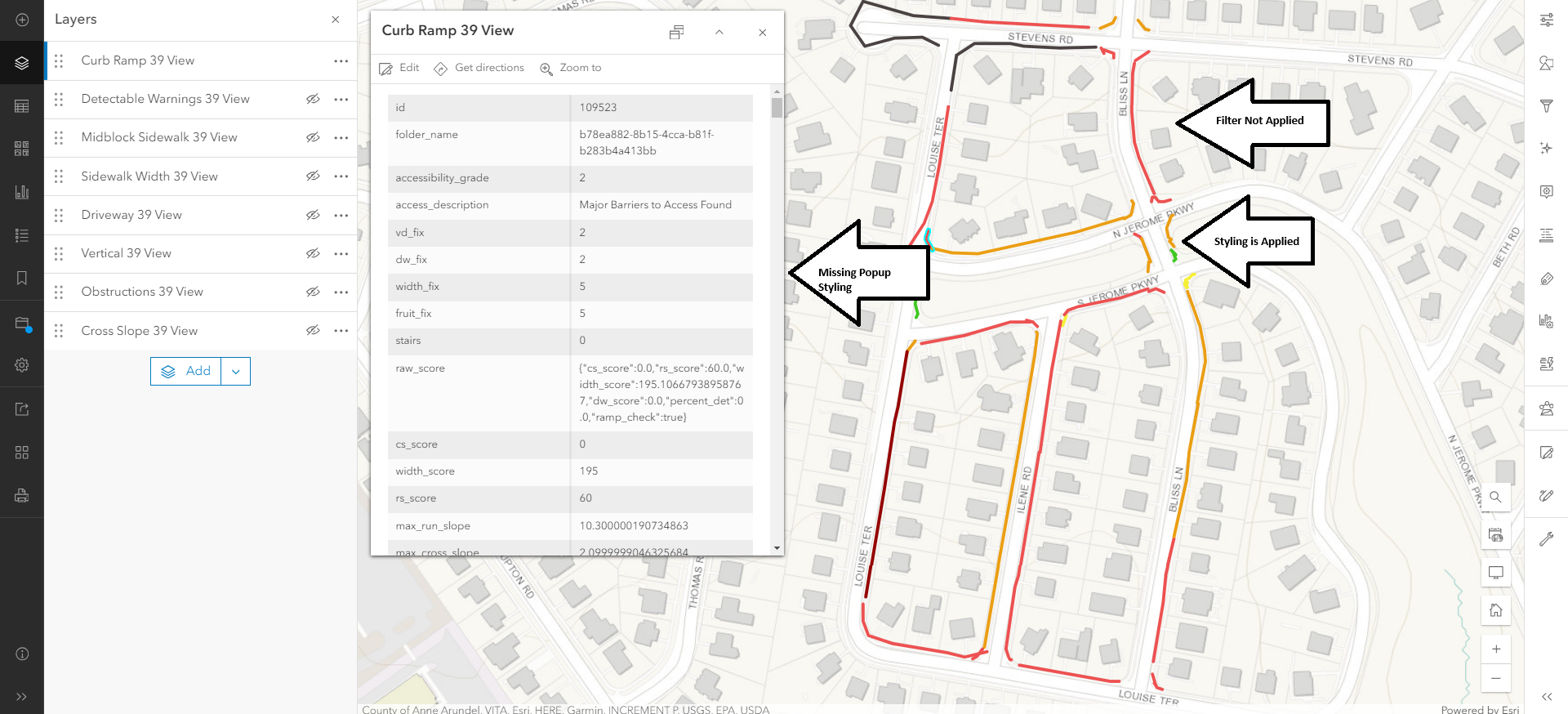 Solved: Popup and Filter information not showing on Python... - Esri Community