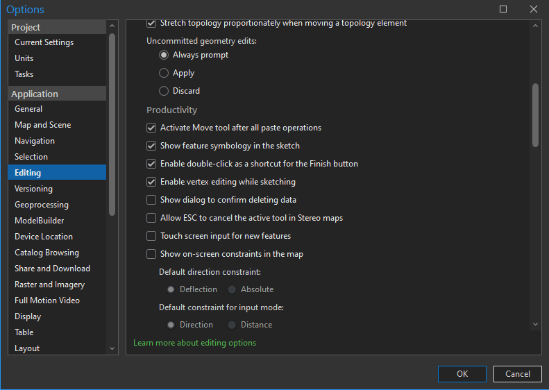 Default To Select Tool After Editing Selected Feat Esri Community
