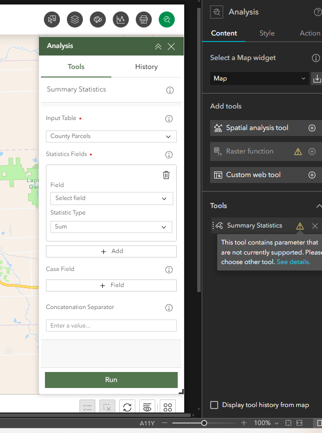 Summary Statistic to sum Acres by property type - ... - Esri Community