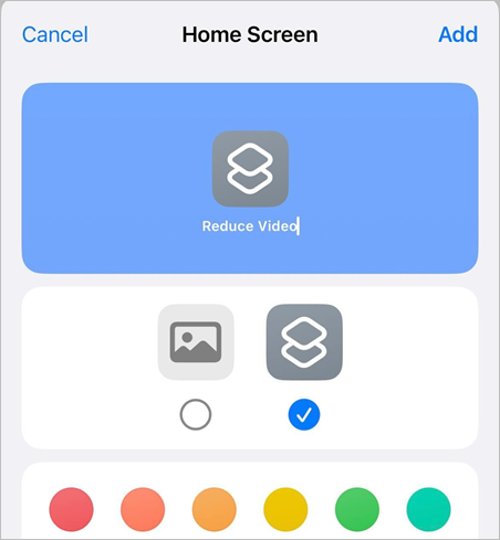 Reduce video files with iOS shortcuts