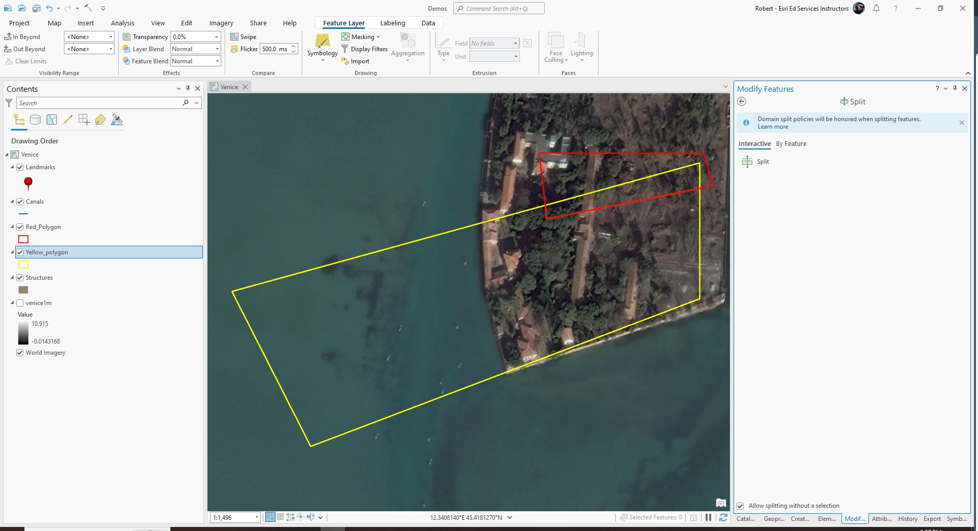 How can I make one feature class visible overlappi... - Esri Community