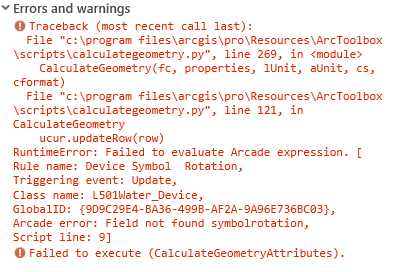 Solved: Calculate Geometry fails - Esri Community