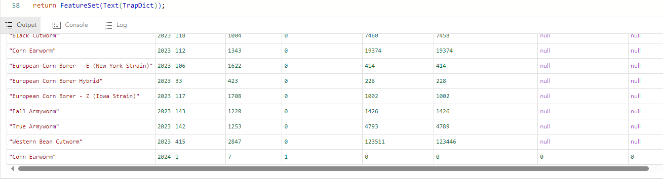Solved: Issues with Arcade... Dictionary to FeatureSet - Esri Community
