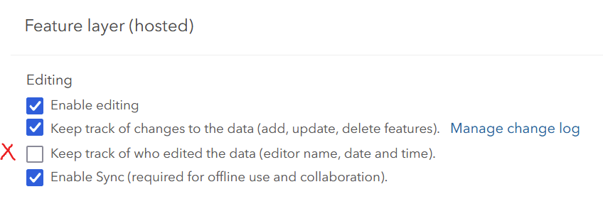 How to turn on Editor Tracking for AGO Feature Lay... - Esri Community