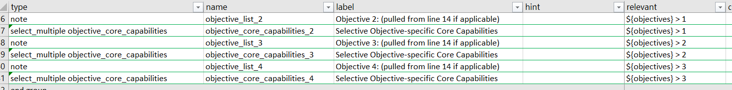 Solved: Set up relevant questions based on number of repea... - Esri ...