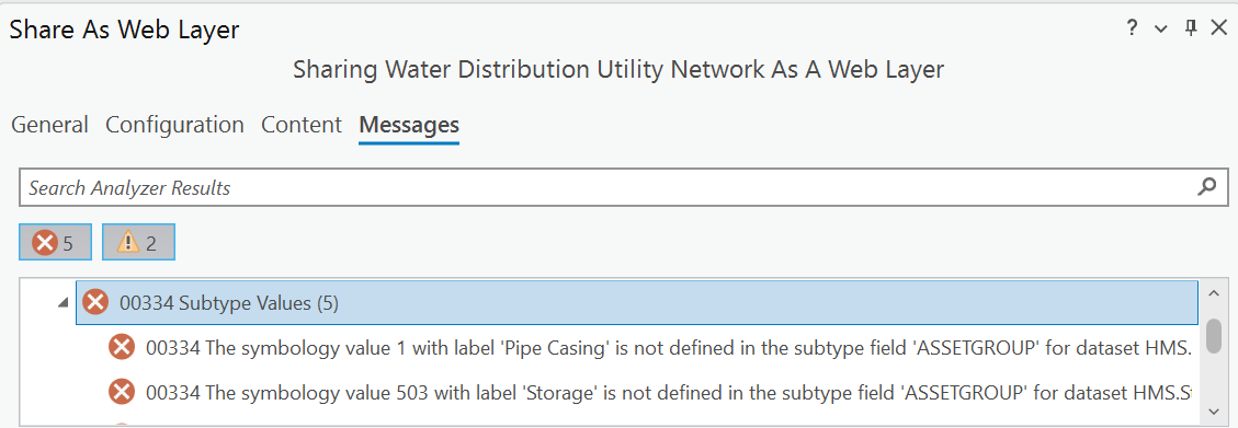 Solved Error 00334 When I Try To Publish My Utility Netwo Esri Community