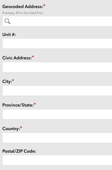 Best practice for creating an address field for a ... - Esri Community