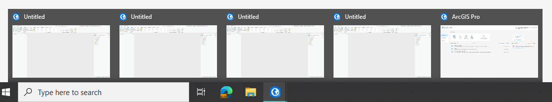 Opening multiple APRX's files at once - Esri Community