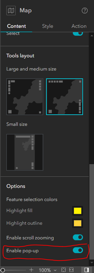 Solved Enabling Pop Ups For Query Widget Results In Exper Esri Community