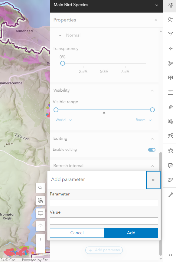Solved: Display a view count - Bird Survey - Esri Community