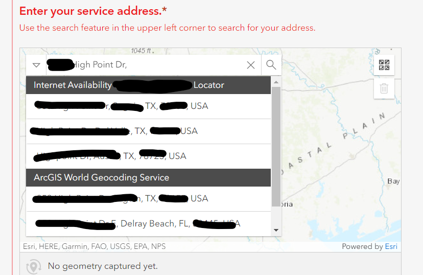 Solved Using A Locator View In Survey 123 Geopoint Questi Esri Community