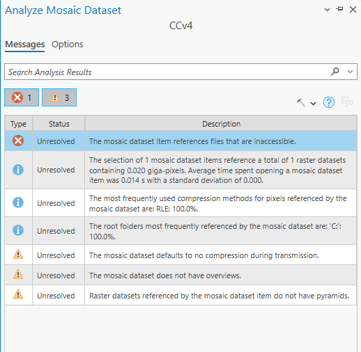 Solved: 'The mosaic dataset item references files that are... - Esri ...