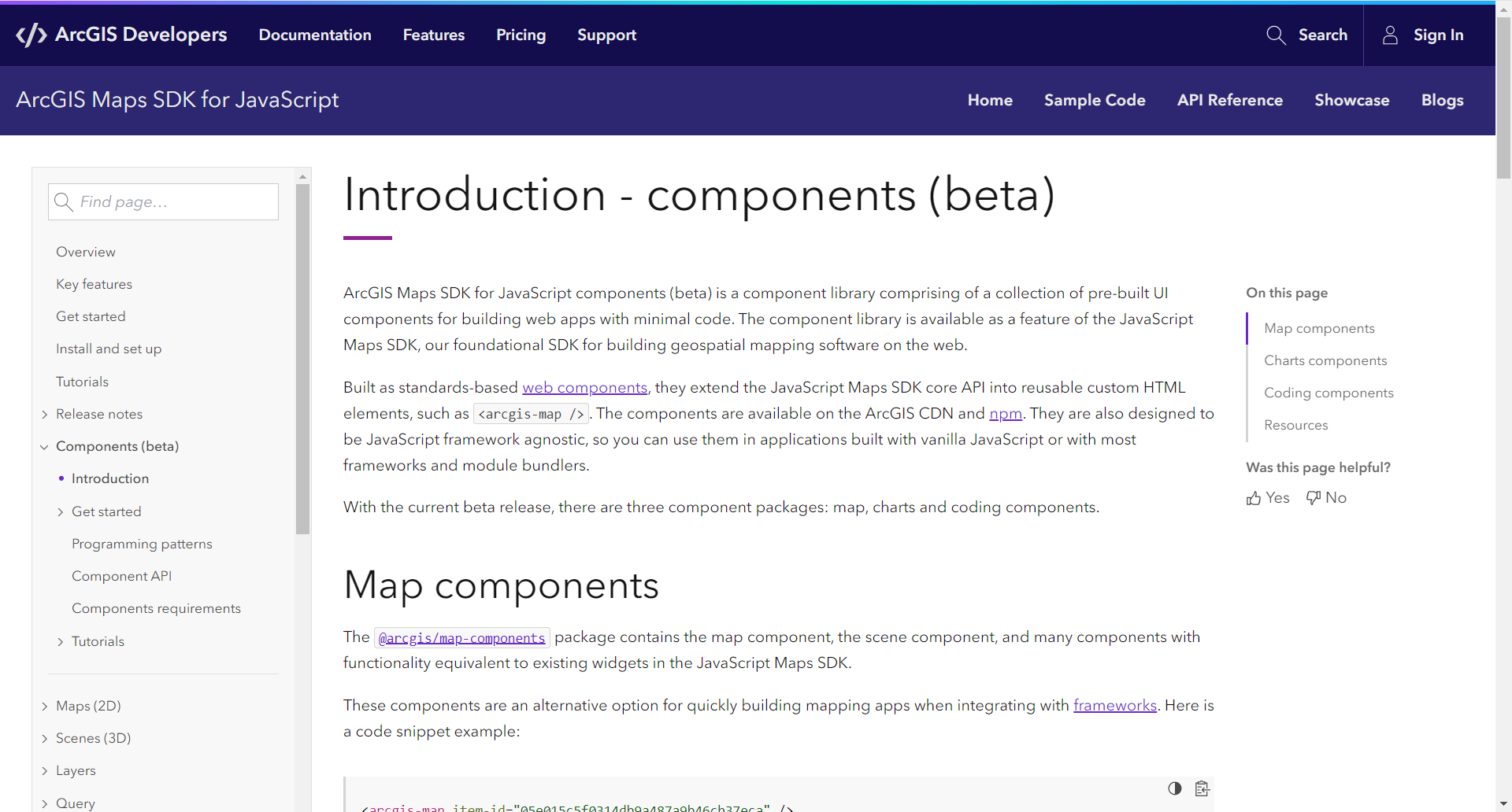 ArcGIS Maps SDK コンポーネントの Map コンポーネントについて - Esri Community