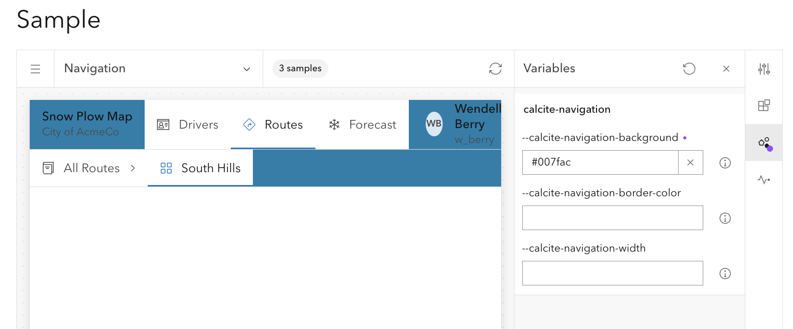 Solved: Change the color of the calcite-menu background wi... - Esri Community