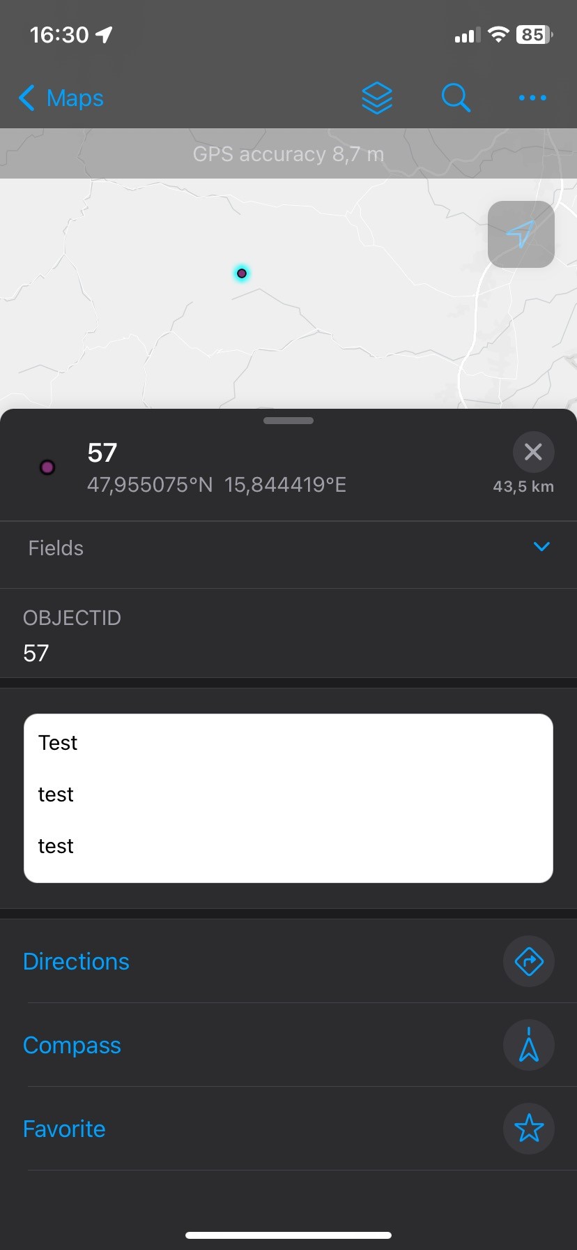 Field Maps: Show pop-up text elements in dark mode... - Esri Community