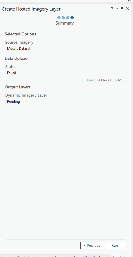 Solved: 'The mosaic dataset item references files that are... - Esri ...