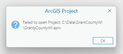 Cannot open aprx from file explorer - Esri Community