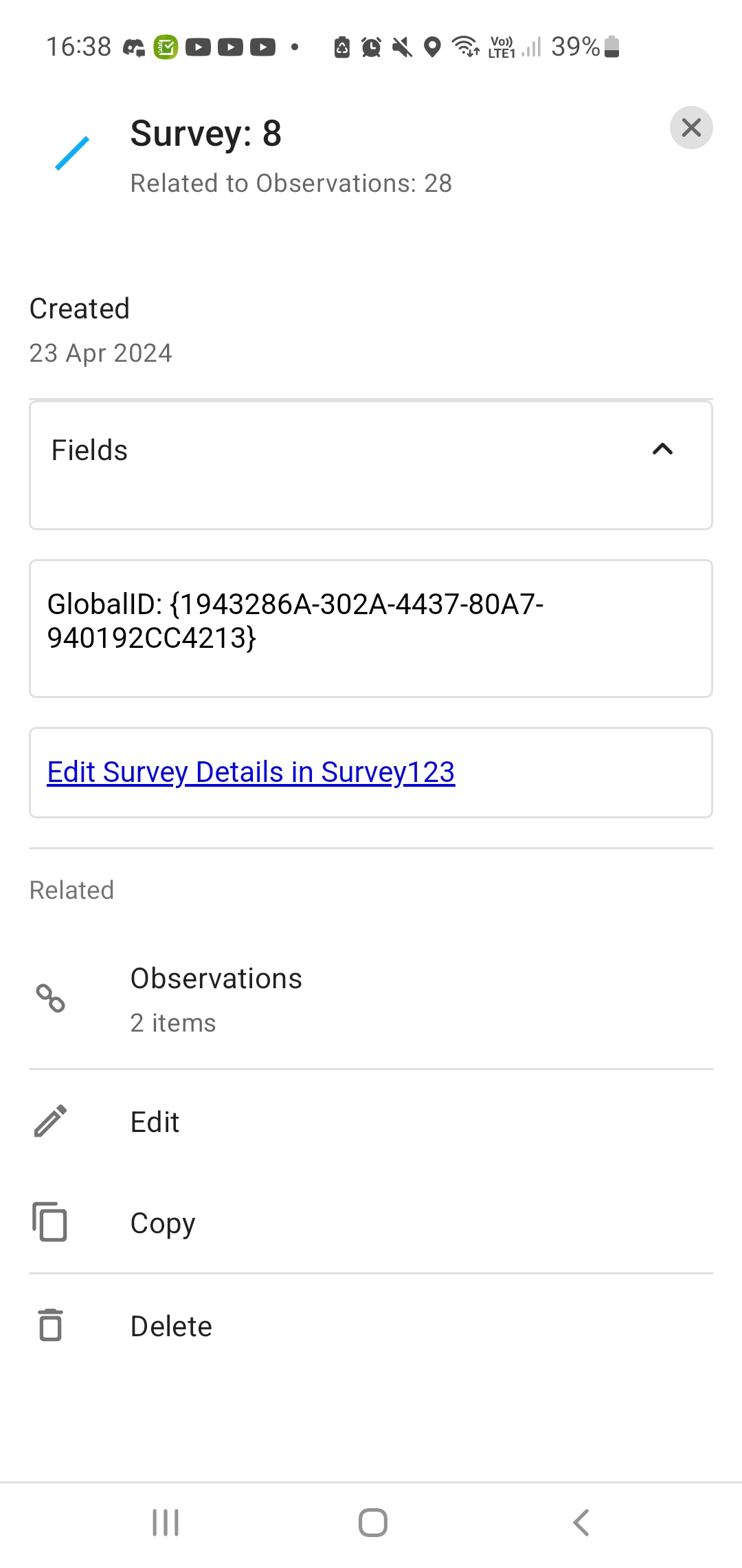 Solved: Open existing record in Survey123 phone app via li... - Page 2 - Esri Community