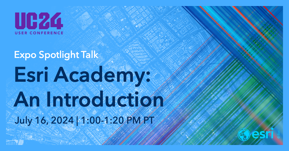 Your Guide to Esri User Conference 2024 | Esri Tra... - Esri Community