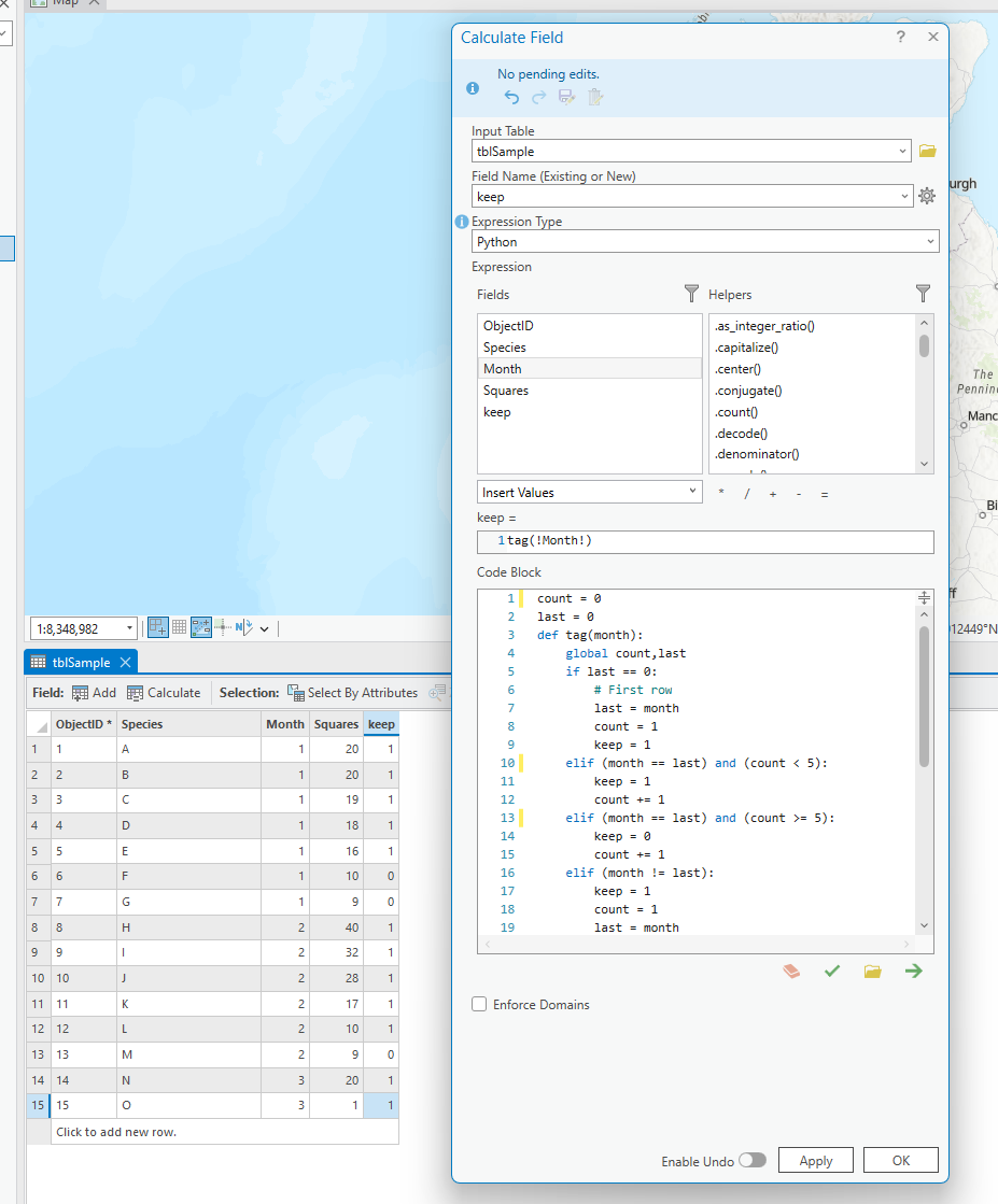 Selecting maximum values of a field, by group - Esri Community