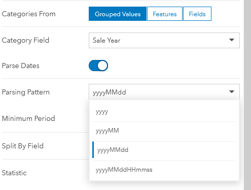 How to create serial chart displaying month and ye... - Esri Community