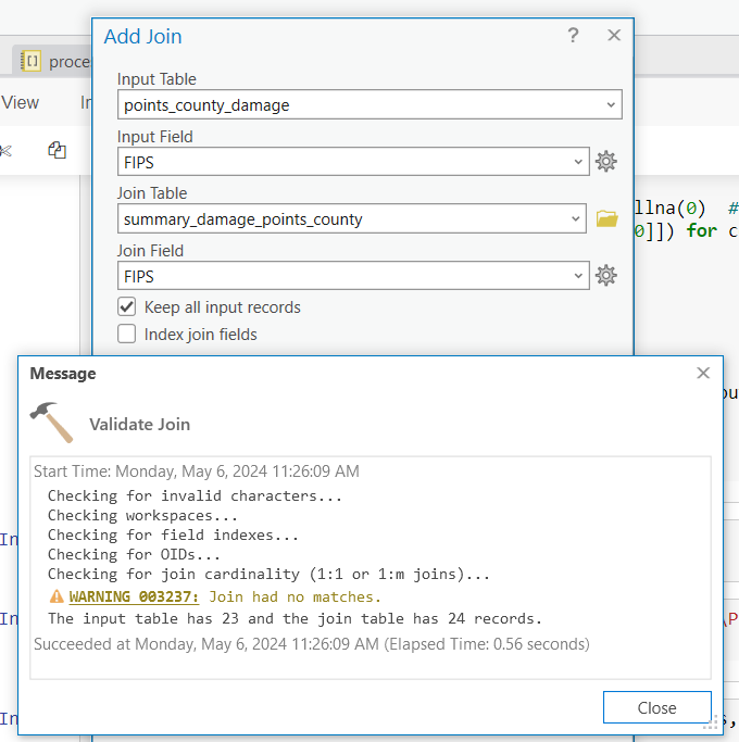 Solved: Join had no matches but two attribute fields have ... - Esri Community