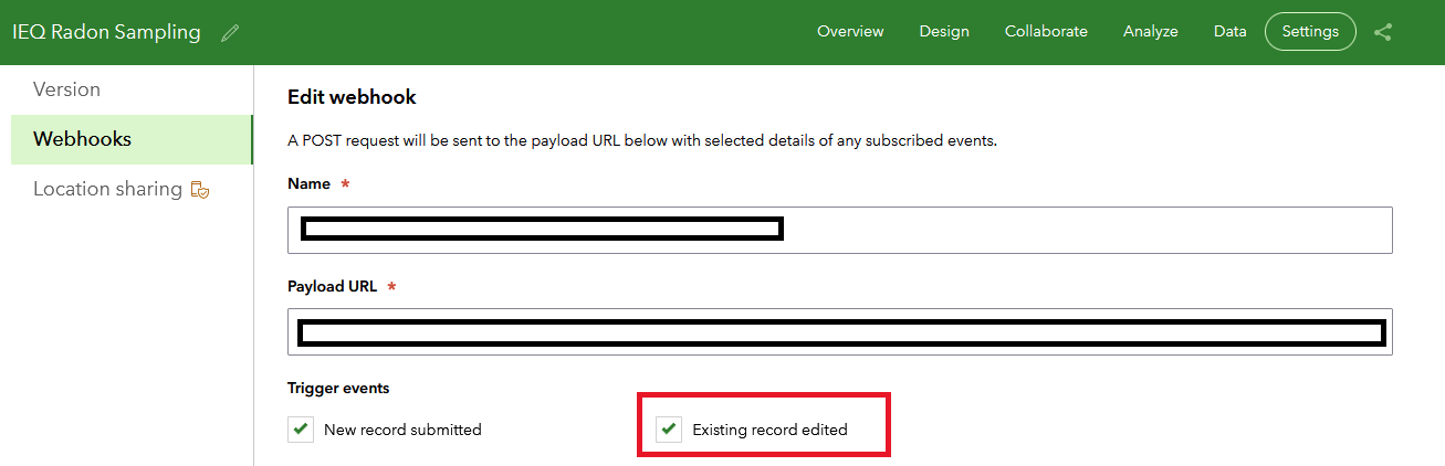 Solved: Webhook not triggering when submitting survey from... - Esri Community