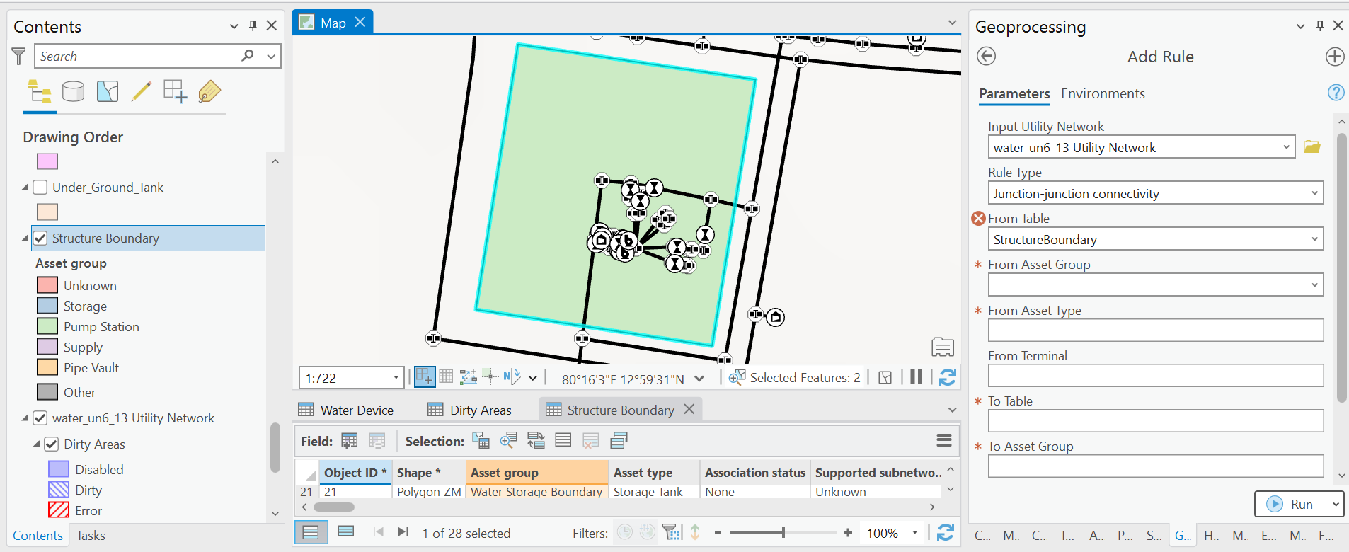 Containment issues in the utility network - Esri Community