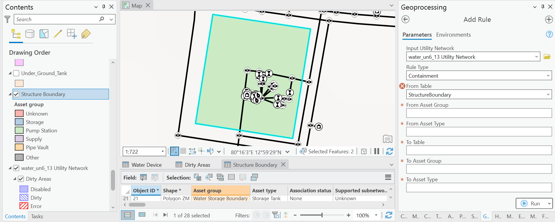 Containment issues in the utility network - Esri Community