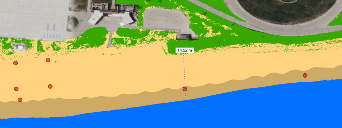 How to calculate beach widths at various points al... - Esri Community