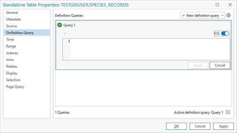 Keyboard Shortcut To Open Active Definition Query Esri Community