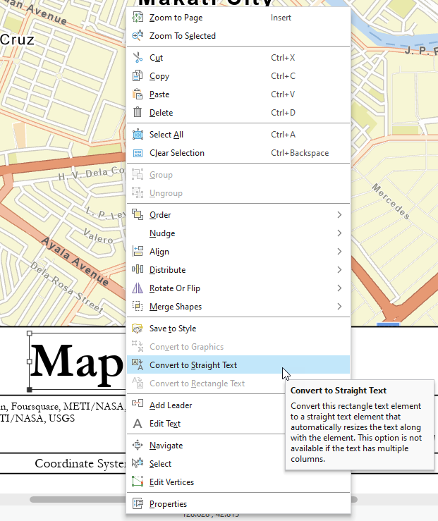 Insert | Text and/or Text Element Properties to s... - Esri Community