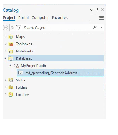 Solved: No dataset returned for geocoding - Esri Community