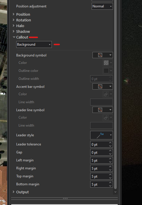 Background box for labels - Esri Community