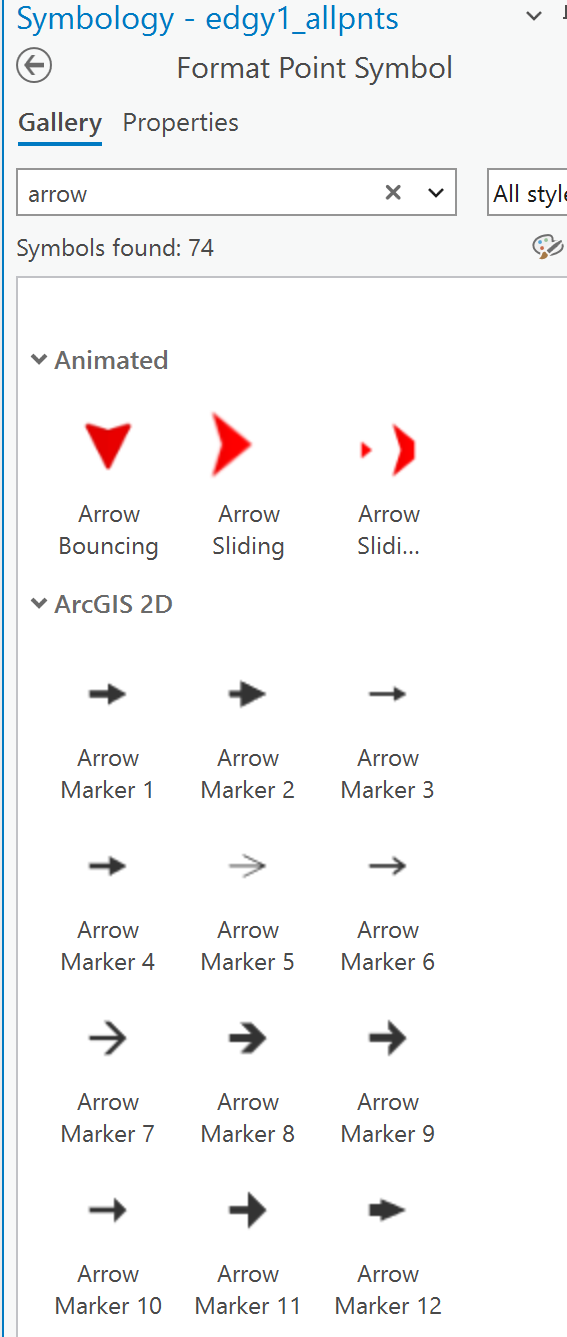 Solved: arrow symbol display - Esri Community