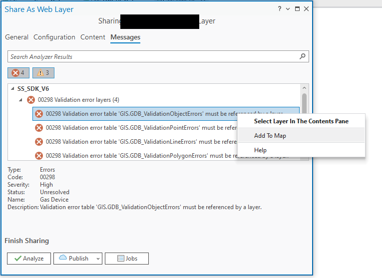 Solved: Validation Service option is missing when trying t... - Esri Community