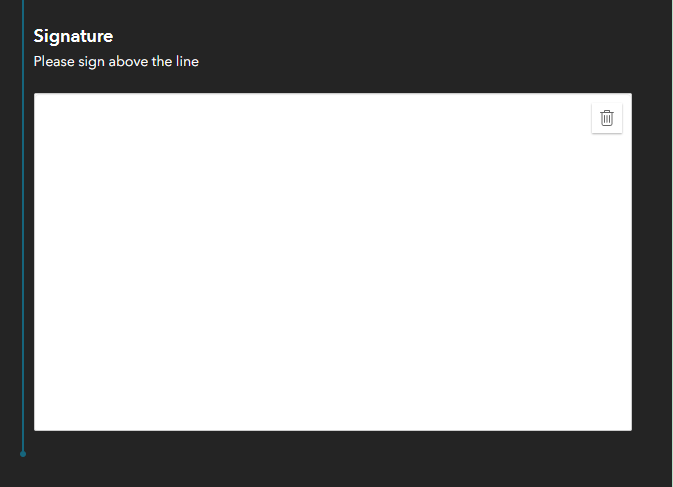 Signature line not drawing in web app but works in... - Esri Community