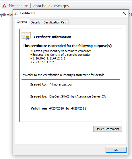 Solved: Custom Domain Invalid SSL (21+ hours since switchi... - Esri Community