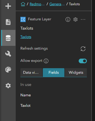 Select Widget Export Fields - Esri Community