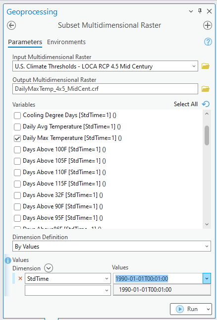 Solved: Subsetting U.S. Climate Thresholds data - Esri Community