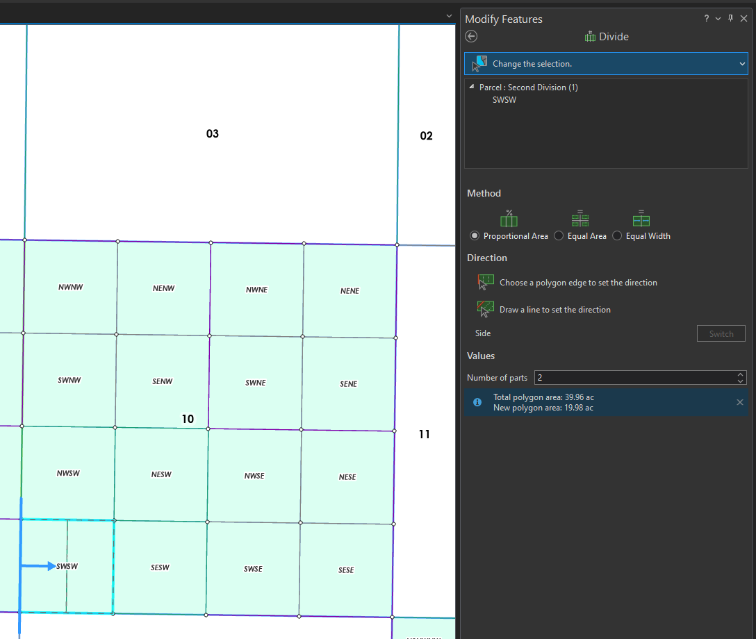 Divide Tool Feature Template or Inherit Original P... - Esri Community