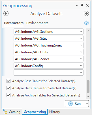 Solved: Analyze Datasets tool - Datasets to Analyze mainte... - Esri Community