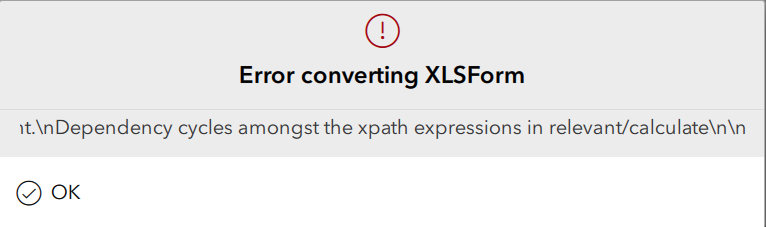 Dependency Cycle error message needs to reference ... - Esri Community