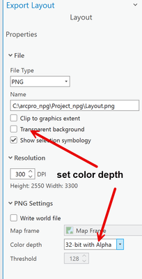 Solved: PNG "Transparent Background" greyed out in ArcGIS ... - Esri ...