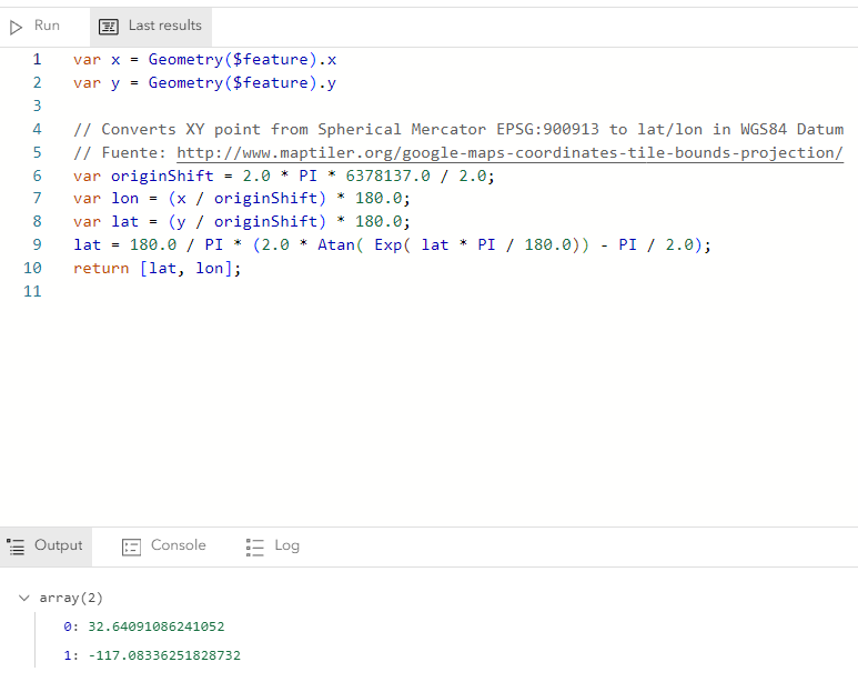 Covert point geometry to Latitude and Longitude - Esri Community