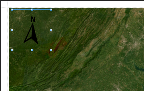 Export : allow North arrow color change - Esri Community