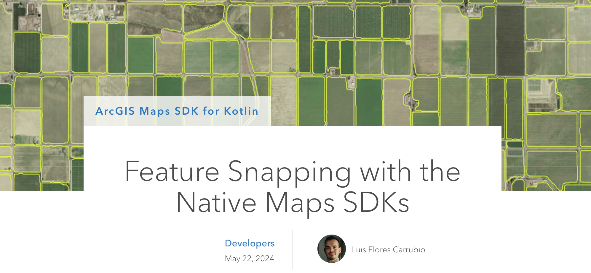 Feature Snapping with the Native Maps SDKs - Esri Community